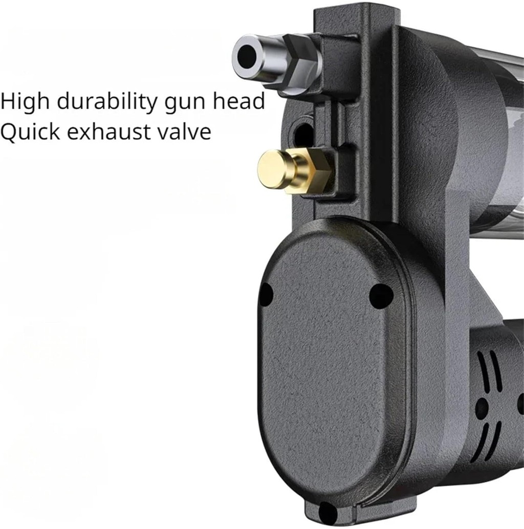 Cordless rechargeable high-pressure excavator oil gun mechanical gear ...