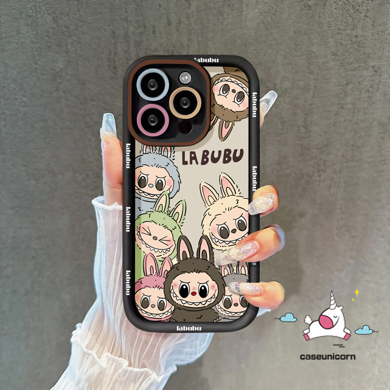 Trendy Brand Cartoon Cute Pop Mart Labubu Doodle Tag Bracelet Case ...