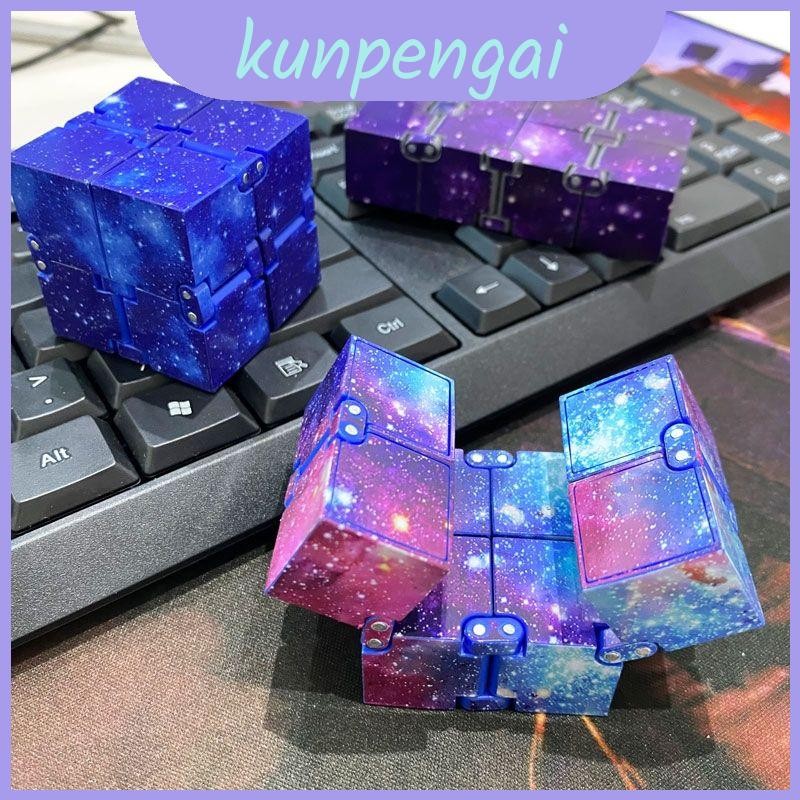 Therapeutic Sensory Infinity Cube Fidget Toy For And Relaxation Focus ...
