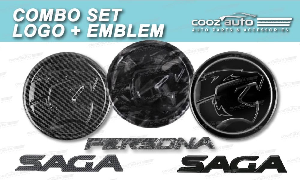 Proton Saga Persona MC1 MC2 2022 - 2025 Combo Front Rear Car Logo ...