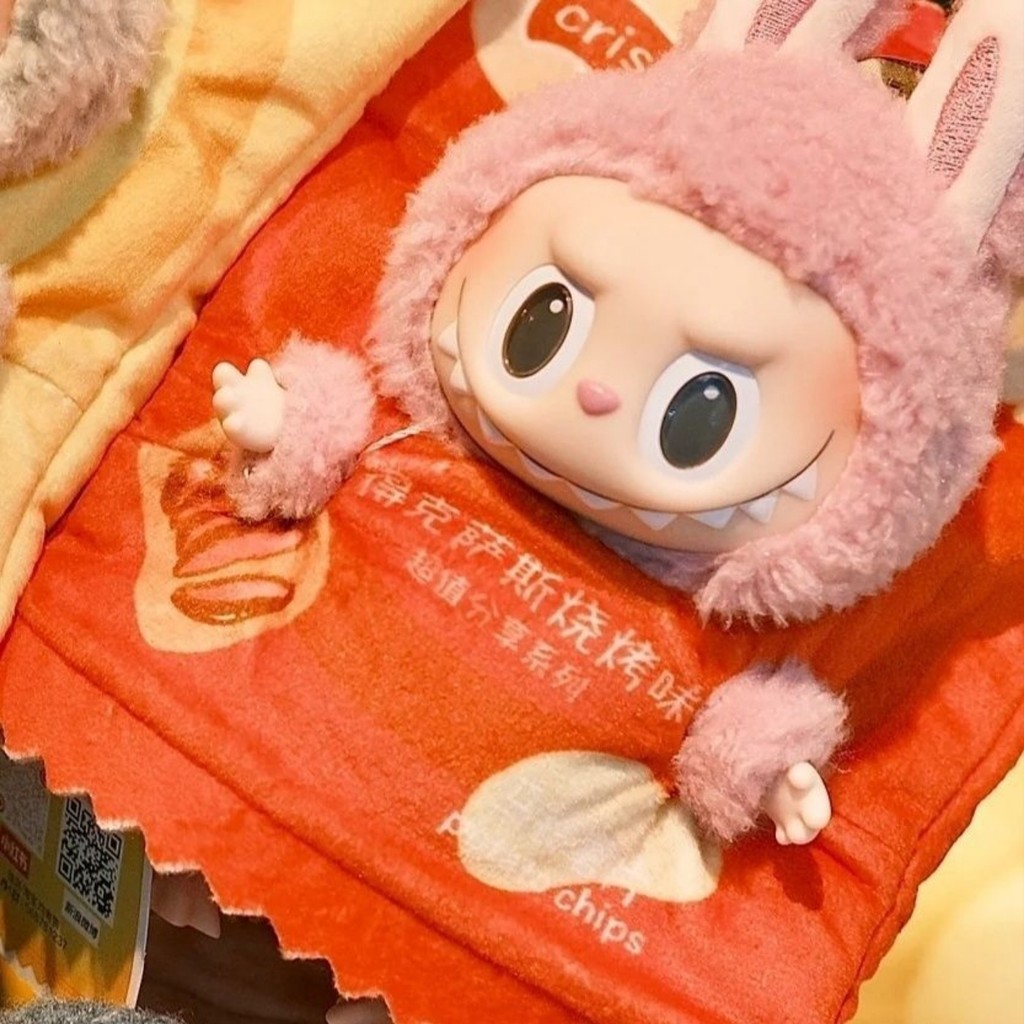 Labubu Peripheral Labubu Monster Doll Potato Chip Packaging Clothes ...