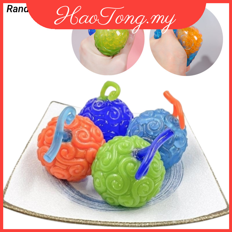 Color 1ps Random One Piece Devil Fruits Mochi Squishy Toy Stress Gifts ...