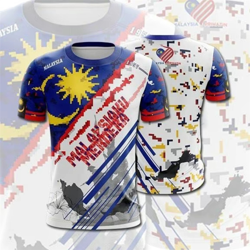 BAJU MERDEKA 68 Sublimation T-shirt - Short and Long Sleeves | Family ...