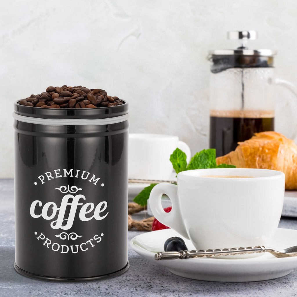3Pcs Coffee Bean Storage Jar Coffee Sugar and Tea Storage Container ...