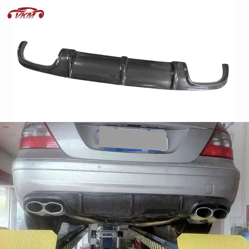 Car Rear Diffuser Lip Carbon Fiber For Benz W211 E55 AMG Sedan 2002 ...
