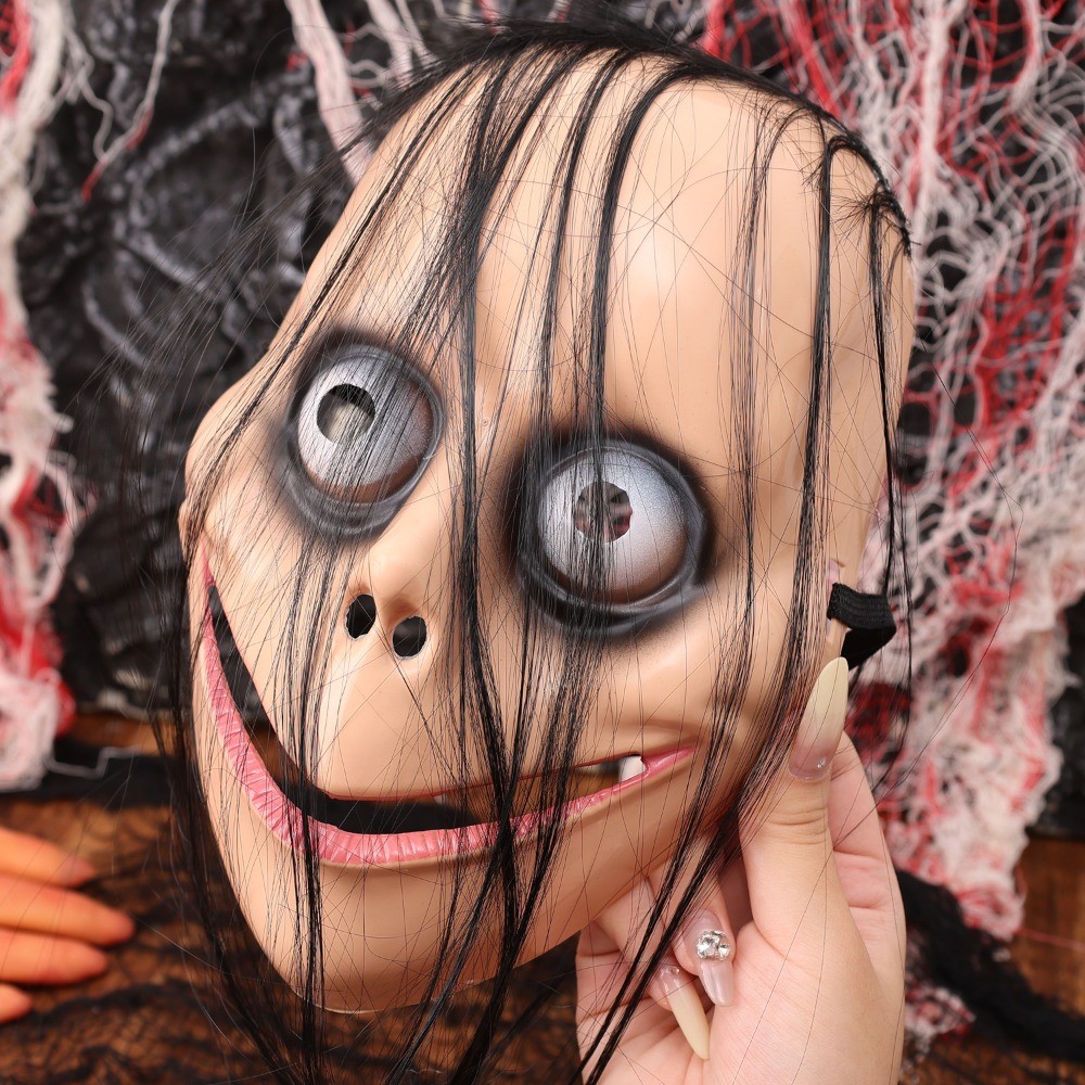 Horror Halloween Evil Clown Party Mask - Ghost House Mischief Cosplay ...