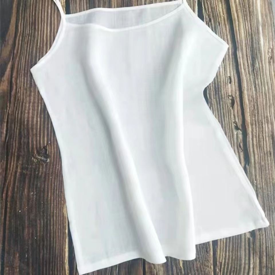 Korean Breathable Comfy 100% Cotton Femal Inner Lining Vest Dress ...