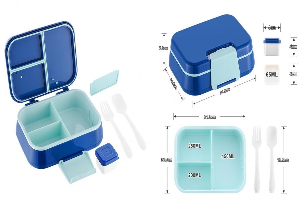 Silicone Rubber Gasket Lunch Box Bpa-free Lunch Box Kids Bento Lunch ...