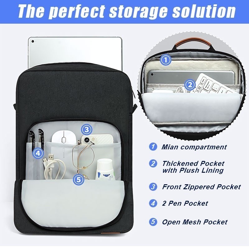 Laptop Pouch Handbag For Lenovo Tab K11 Plus Tab Plus 2024 M11 P12 Pro ...