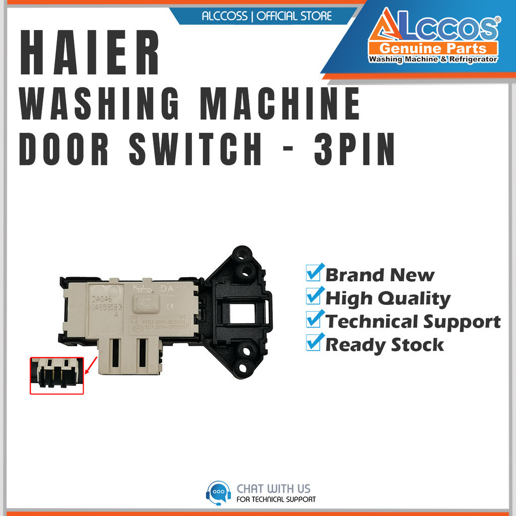 HAIER WASHING MACHINE DOOR SWITCH - 3PIN | Shopee Malaysia