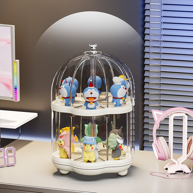 COLOGO 🥇 Rotating Transparent Hand Storage Box Acrylic Display Rack ...