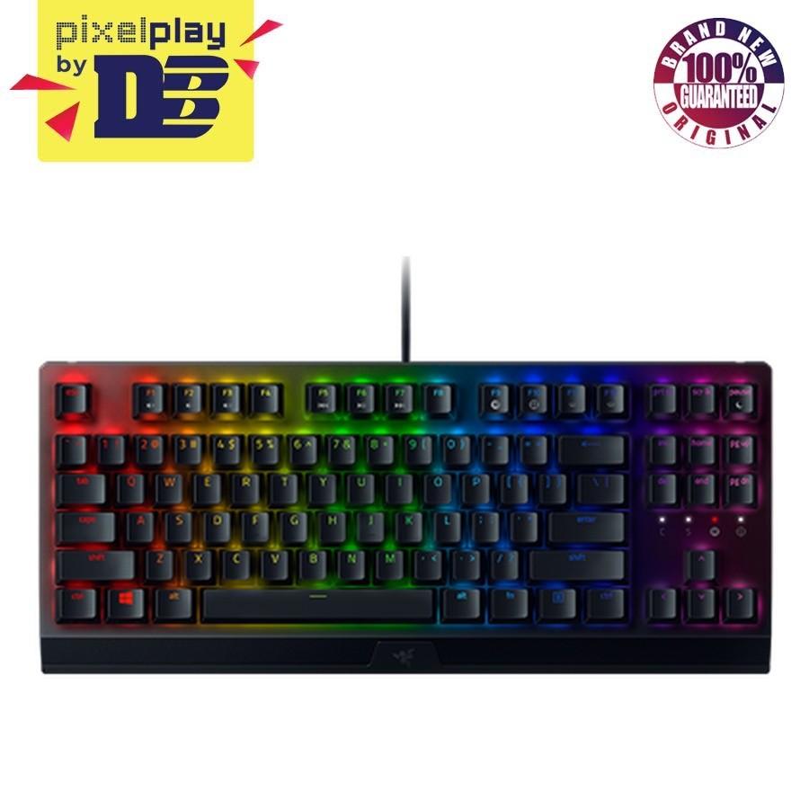 Razer Blackwidow Chroma V3 Tenkeyless Mechanical Gaming Keyboard (Green ...