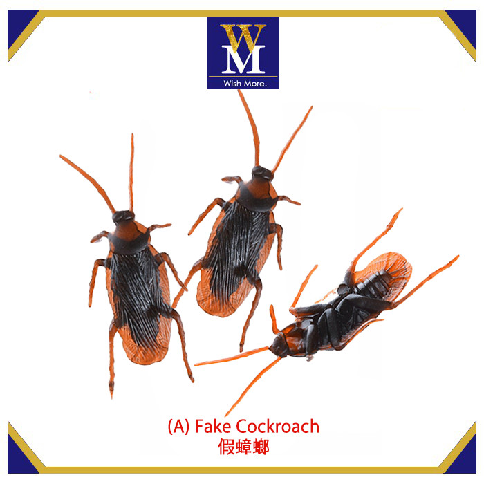 Ready Stock 🔥 Fake Cockroach Prank Realistic Fake Cockroach Halloween ...