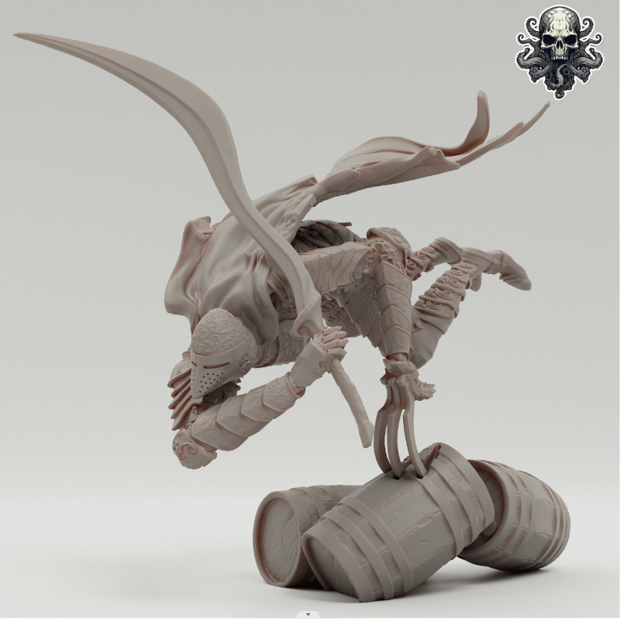 Elden Ring Old Man Ring Hound Knight Darry Will 3d Printing Model ...