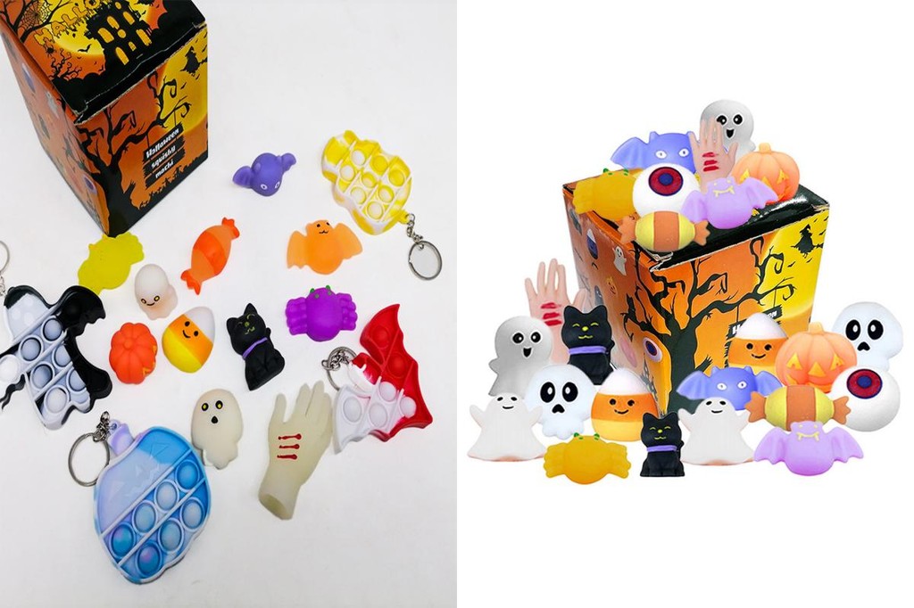 huangyan| Halloween Squeeze Toy Pumpkin Squeeze Toy 24pcs Halloween ...
