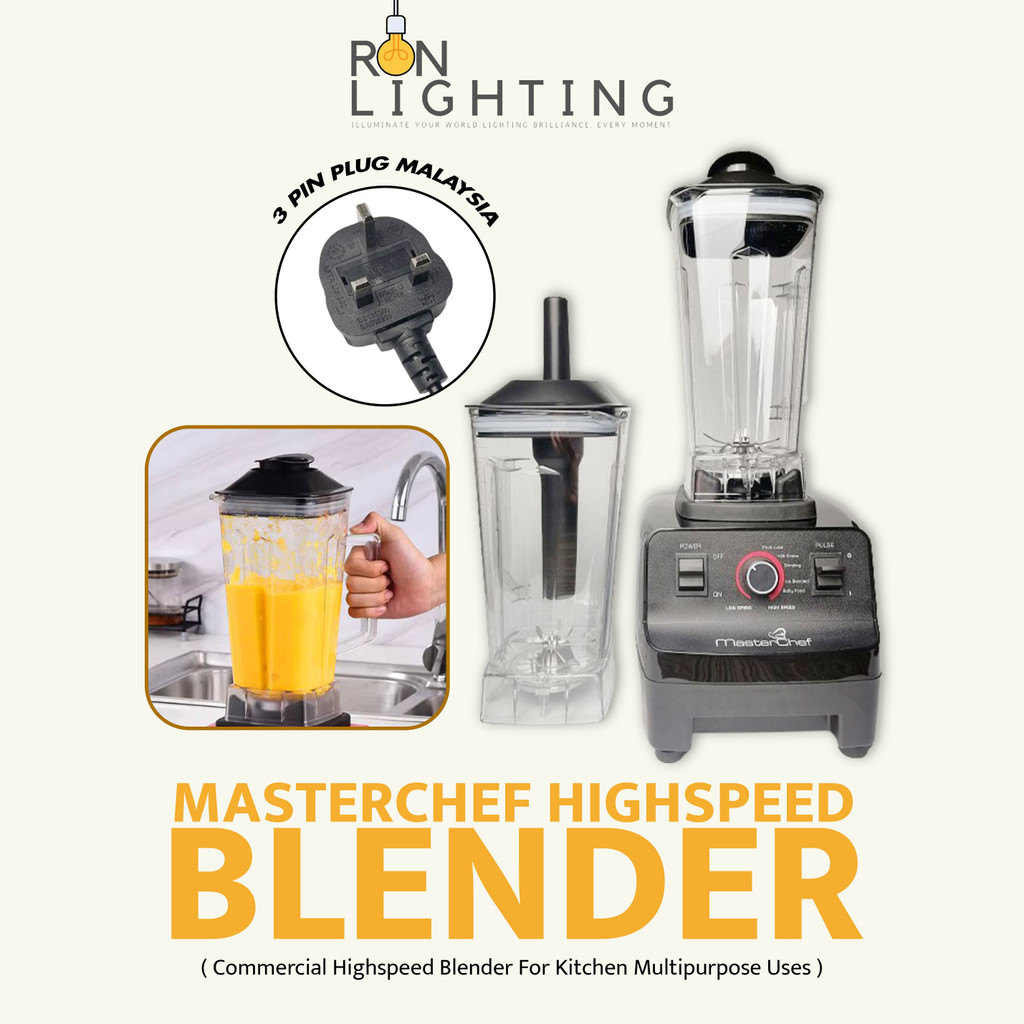 Hight Quality Highspeed Blender 2800W MASTERCHEF Heavy Duty Kitchen ...