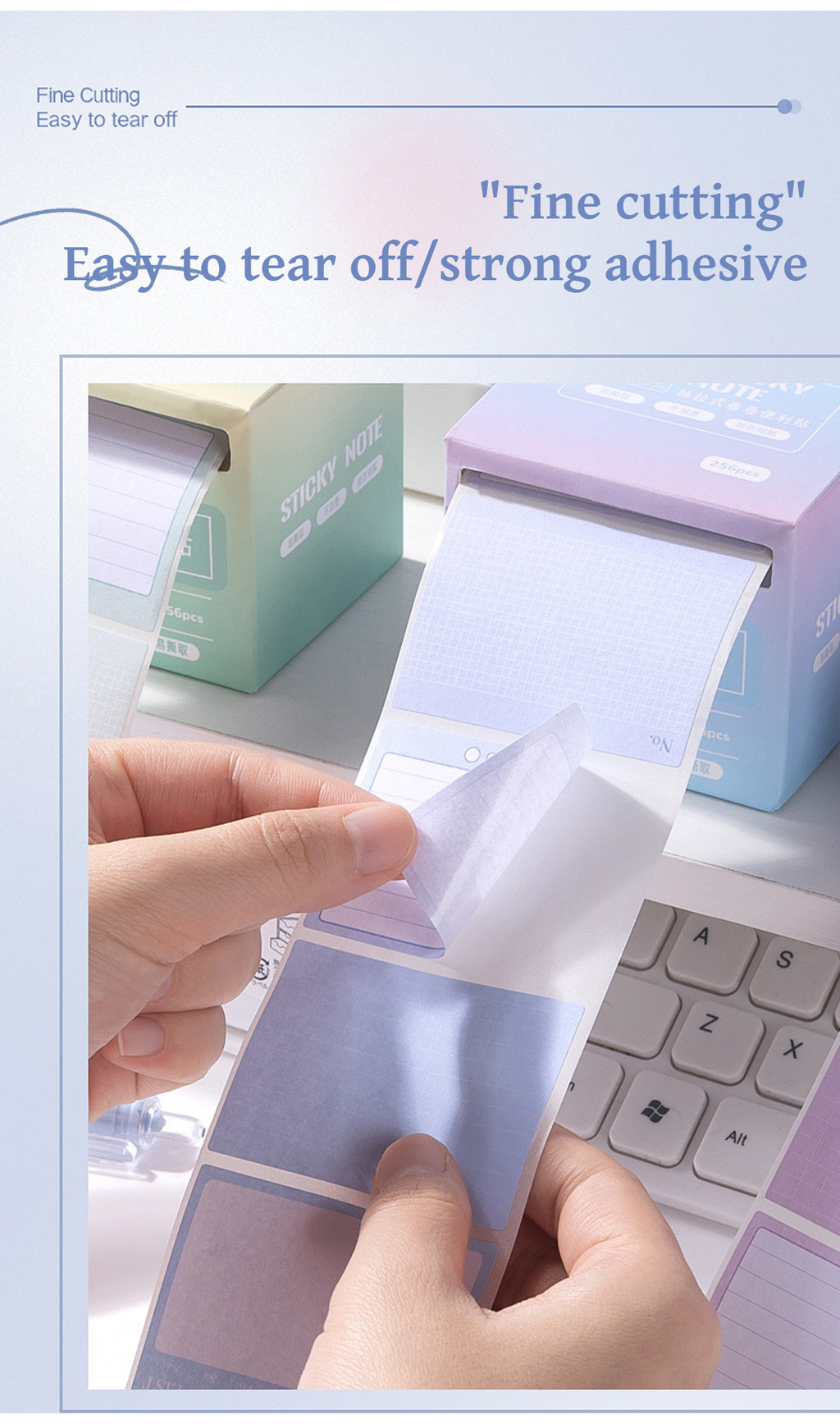 256PC Pull-out Sticky Note Wrong Question Note Sticker High-looking ...