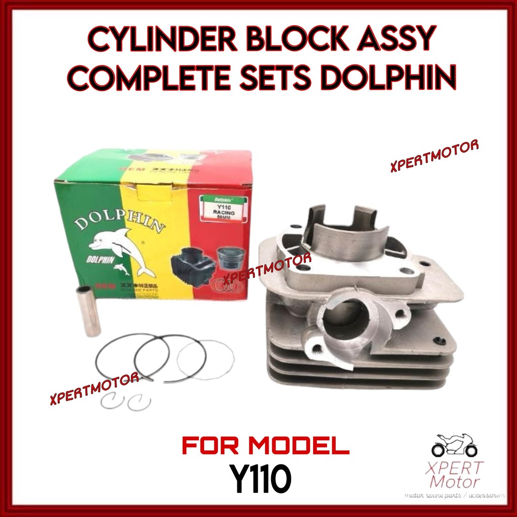 YAMAHA Y110 SS2 Y110-2 CYLINDER BLOCK ASSY COMPLETE SETS HIGH QUALITY ...