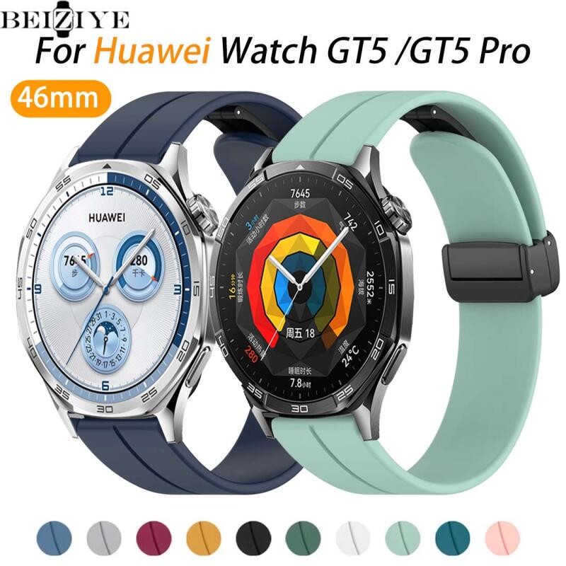 Silicone Strap for Huawei Watch GT5 GT5 Pro 46mm Smart Watch Band ...