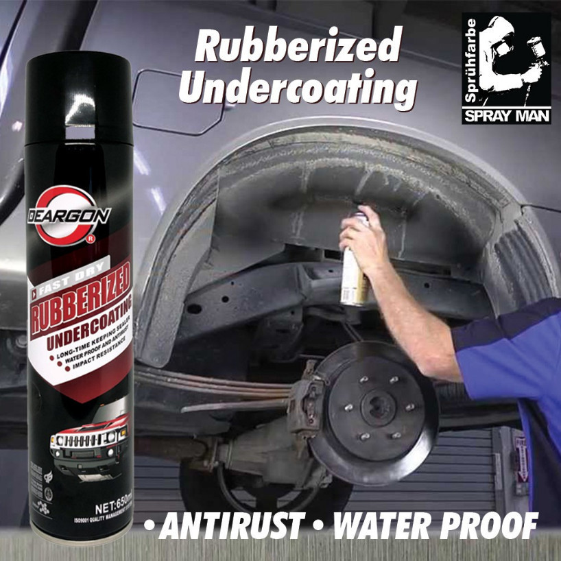 700ml Undercoating Spray Black Anti Rust Spray CARTER Rubberized ...