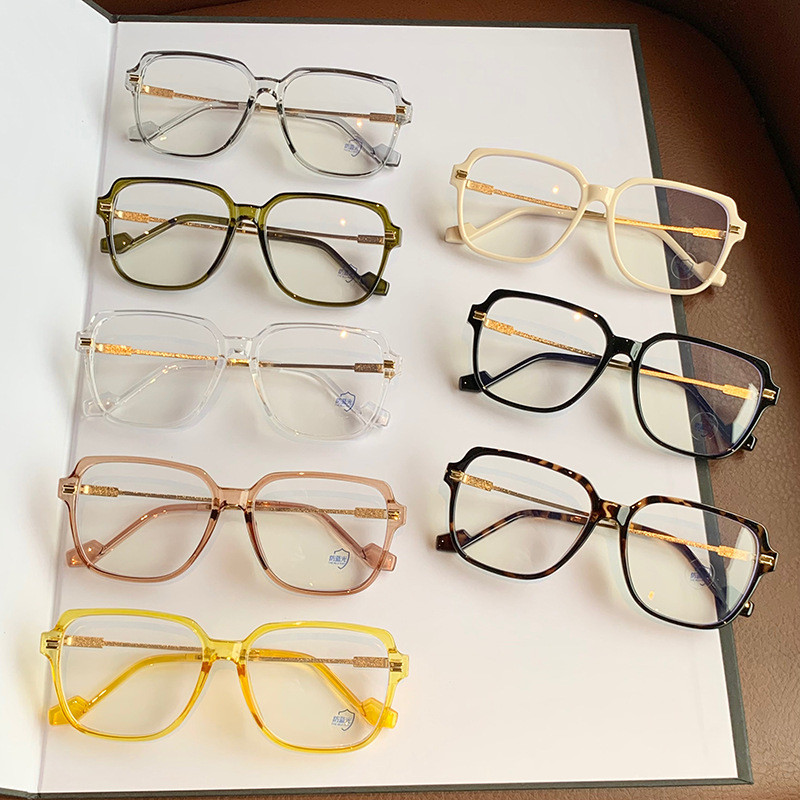 Retro Mens Womens Glasses Frame Computer Eyeglasses Frame Women Anti ...