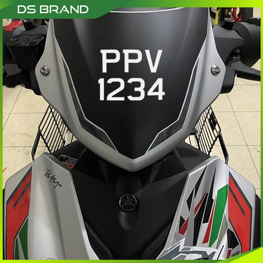 Pelekat Plate Motor Nombor / JPJ Putih Approve / Sticker Nombor Plat ...