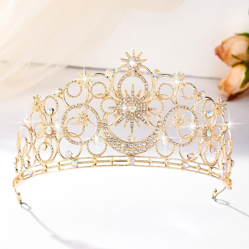 Luxury Baroque Crystal Crown | Wicked-Inspired Bubble Design for Beauty ...