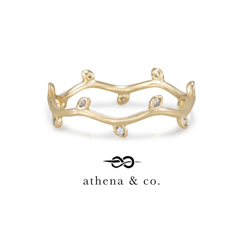 Athena & Co. 18k Gold Plated Elena Ring | Shopee Malaysia