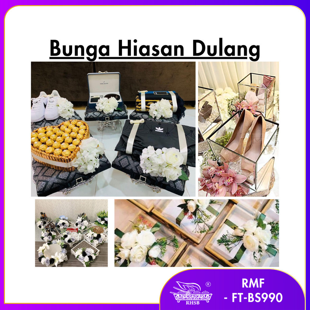 BUNGA HIASAN DULANG/ BUNGA HANTARAN SIAP GUBAH/ BUNGA HANTARAN KAHWIN ...