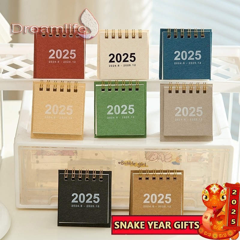 Mini 2025 Desktop Calendar Daily Memo Kalender Learning Planner Office ...