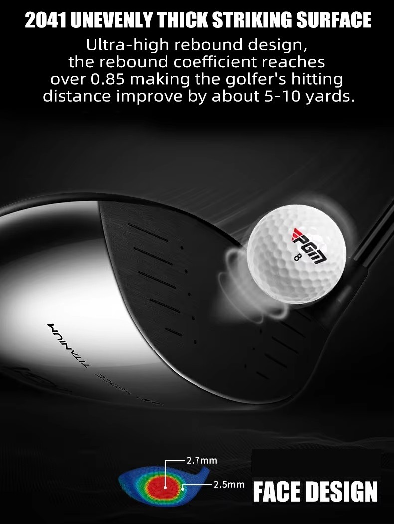 PGM MO EYES Profesional golf wood 1 club Pantulan Tinggi Kayu Golf ...