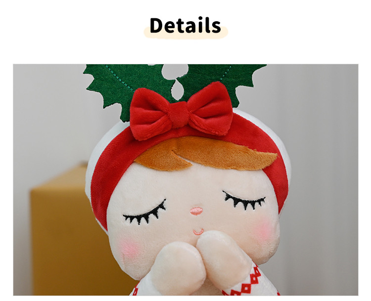 Metoo New Christmas Doll Kawaii Christmas plush toy doll Cute Christmas ...