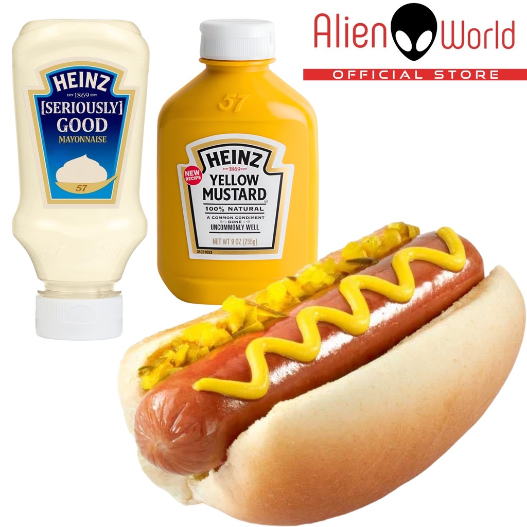 Thick & Smooth Heinz Yellow Mustard Sauce Heinz Seriously Good ...