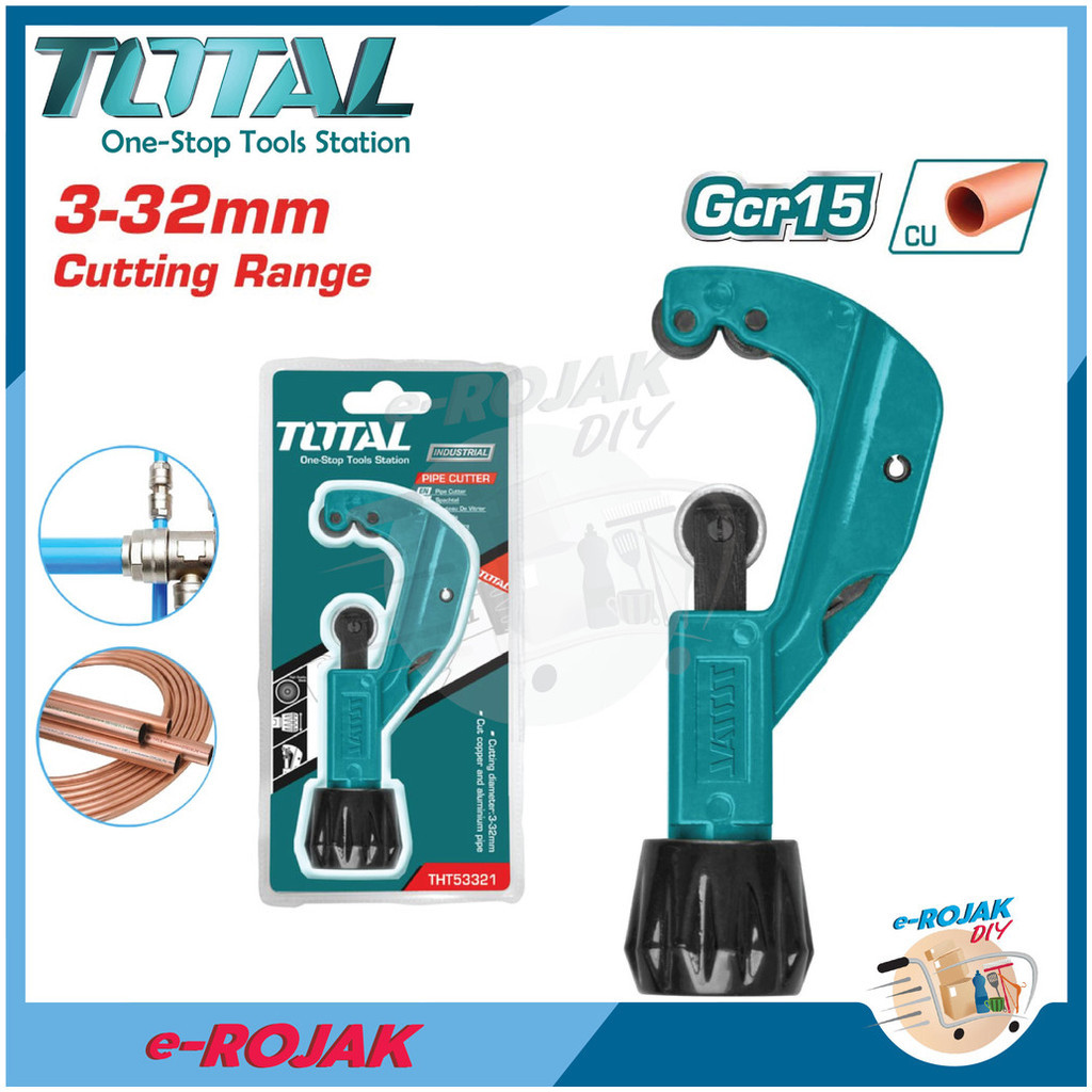 Total Pipe Cutter Copper / Aluminium 铜和铝切管机-THT53321 | Shopee Malaysia