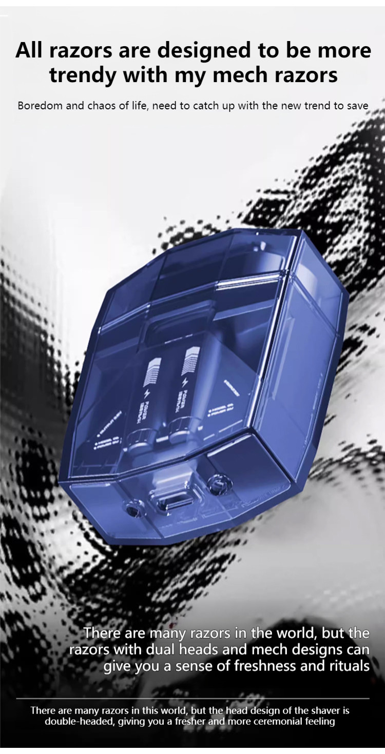 【24H Dispatched】Konka Portable Dual Head Razor/Transparent High Power ...