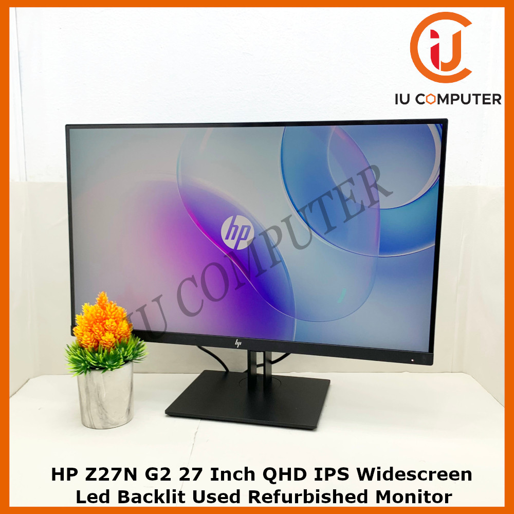HP Z27N G2 27 INCH QHD IPS WIDESCREEN LED BACKLIGHT USED REFURBISHED ...
