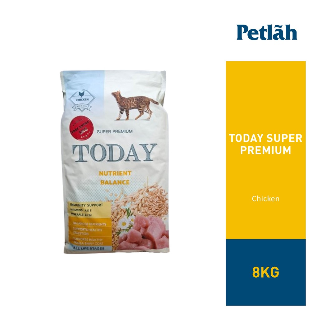 Today Super Premium Cat Dry Food Chicken 8kg | Shopee Malaysia