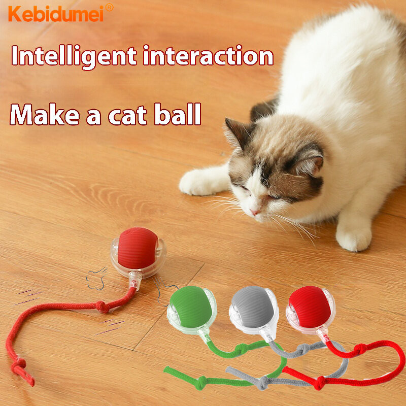 [Local Shipment] Electric Interactive Cat Toy Ball Super Drive Cat ...
