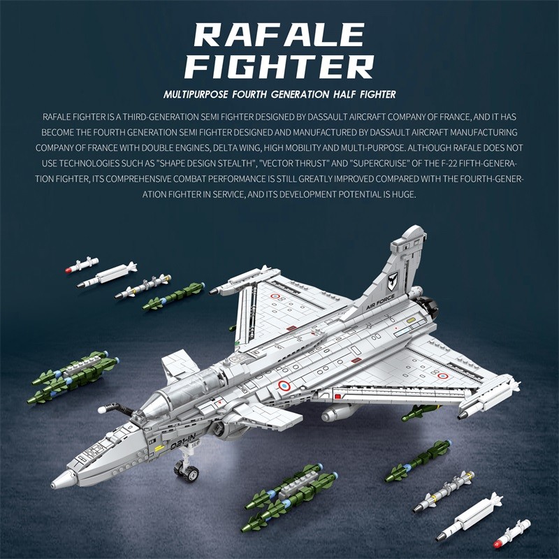 B-2 Bomber Military Building Blocks 2063 Pcs Reobrix Aircraft Plane ...