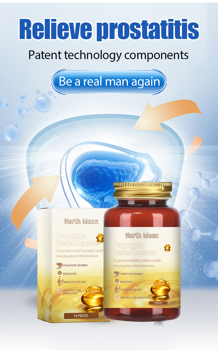 North Moon Prostate Relief Capsules Men'S Body Massage Capsules Natural ...