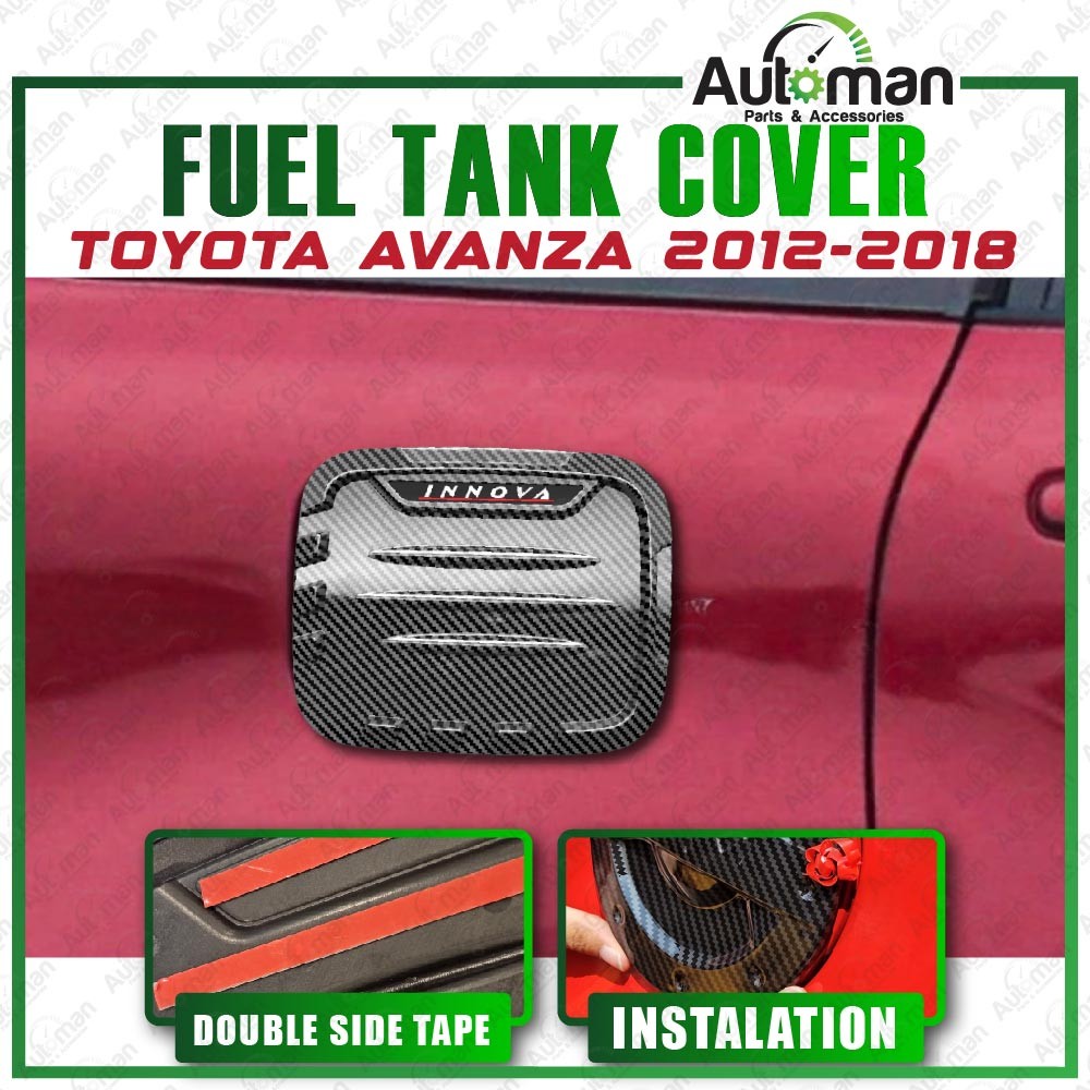 Toyota Innova 2005 - 2015 Fuel Tank Cover Fuel Cap Trim Protector ...