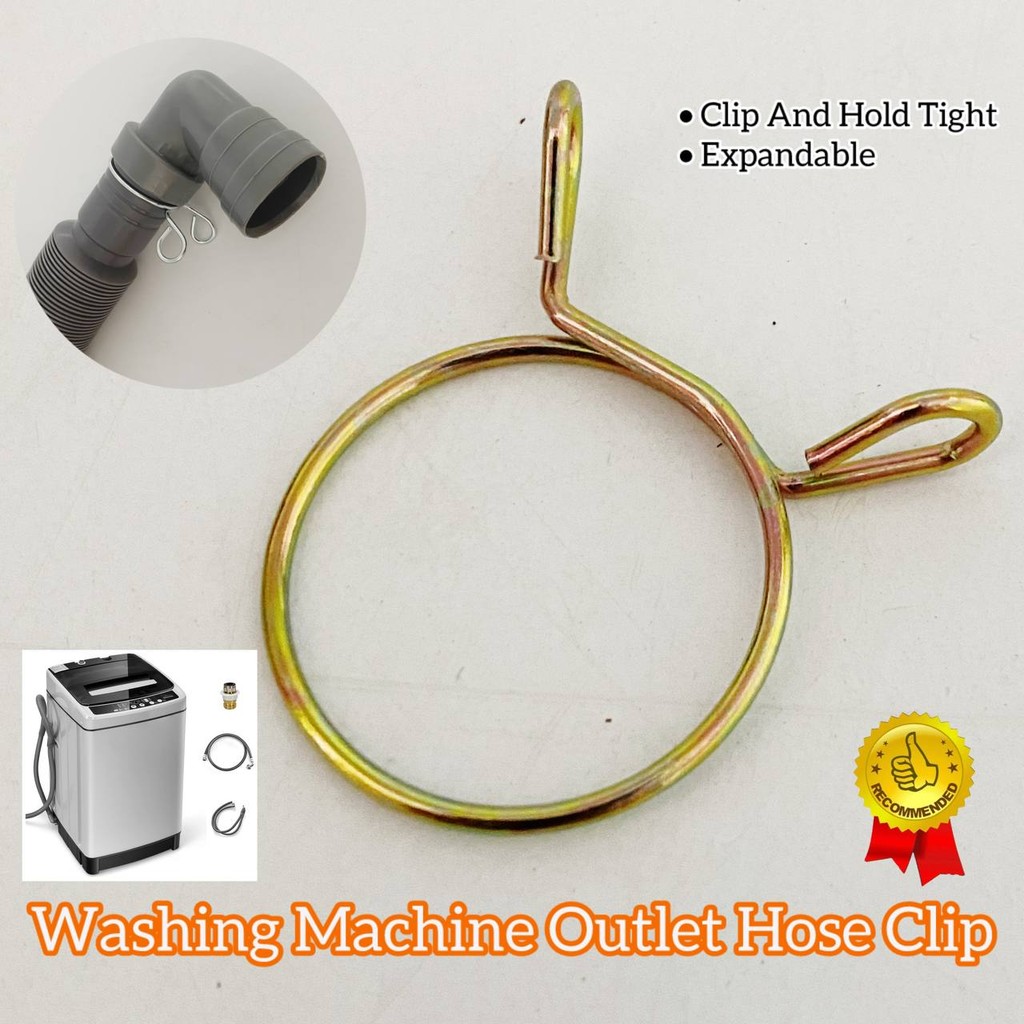 Universal Washing Machine Drain Oulet Hose Metal Clip | Shopee Malaysia
