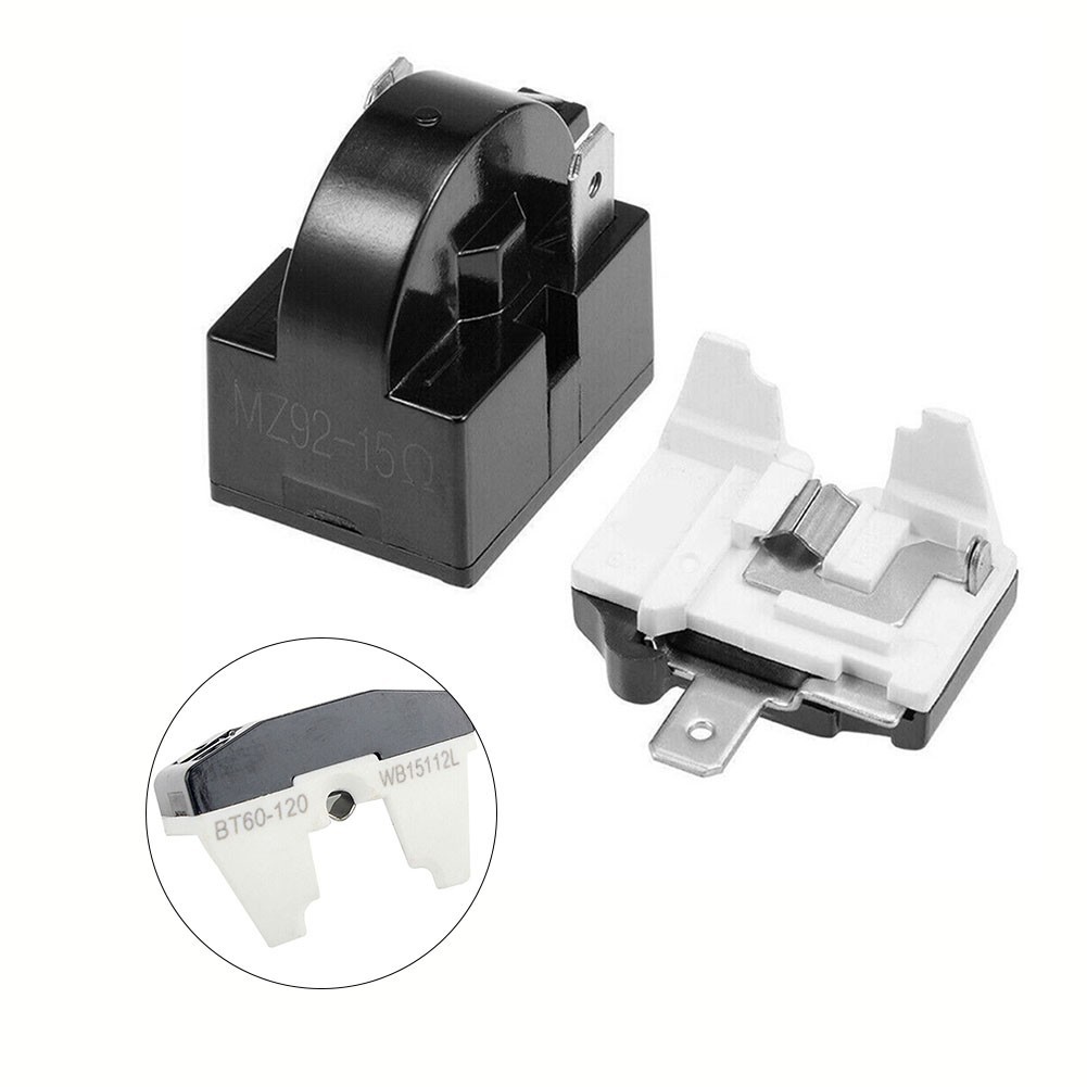 [GOODCHOICE] Refrigerator PTC Start Relay 1/2 Pin 15 Ohm + 1/6H ...