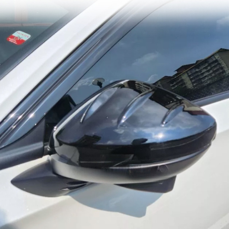 Honda WR-V WRV 2022-2025 SIDE MIRROR COVER MUGEN STYLE BLACK CARBON ...