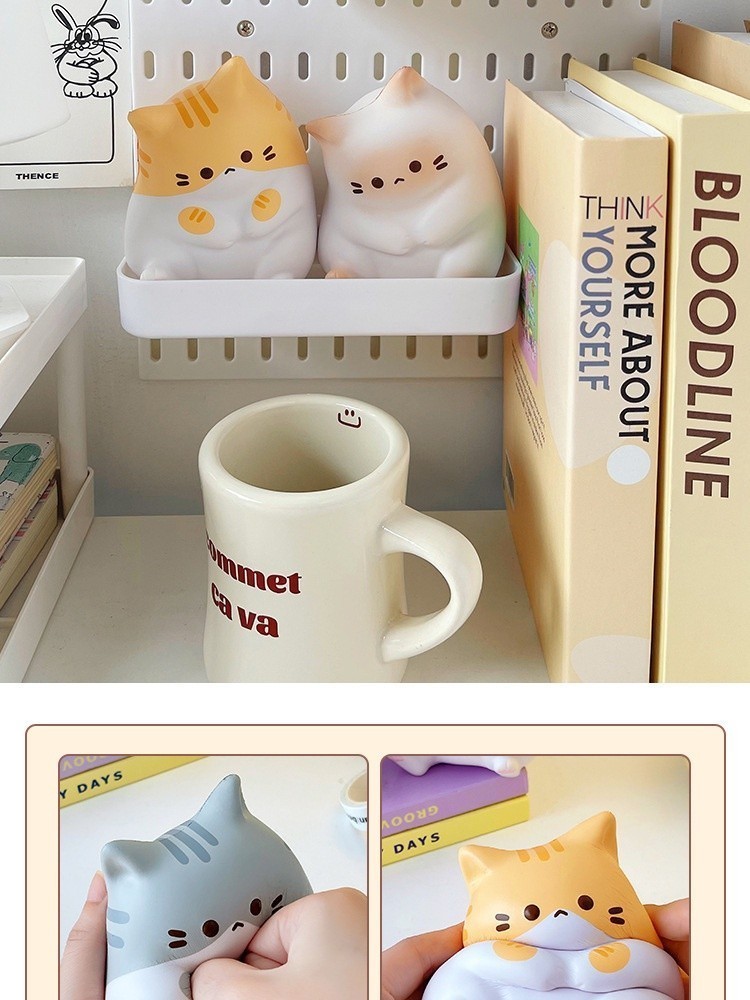 Cute Cat Decompression Toy Coco Cat Pinch Music Slow Rebound Squeeze ...