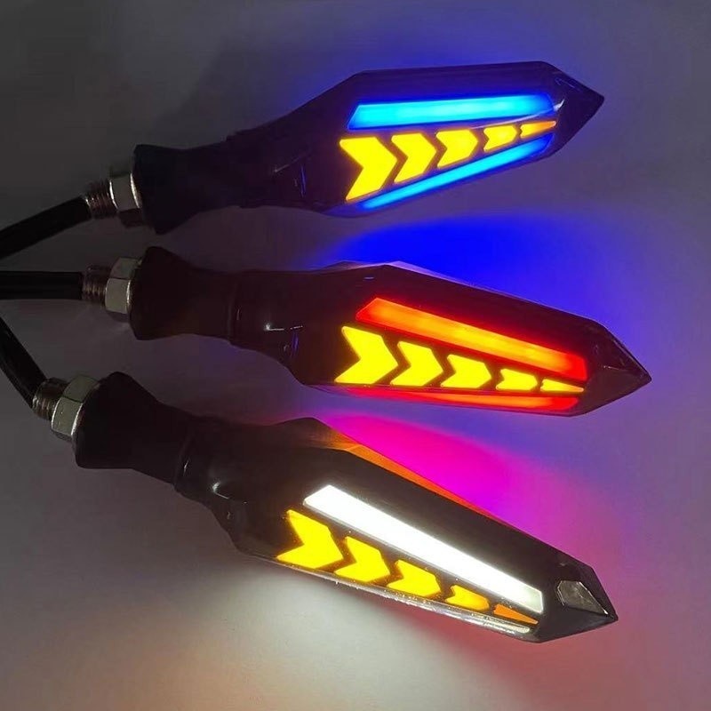 1-2Pcs Led Signal Motorcycle Lampu Led Motor Motorcycle LED Turn Signal ...