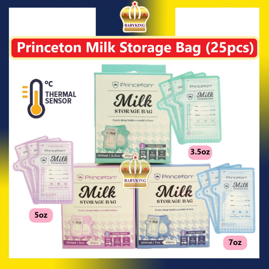 Original Princeton Breastmilk Breast Milk Storage Bag Beg Susu with ...