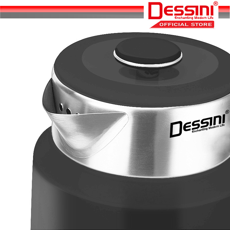 DESSINI ITALY 2.5L Stainless Steel Electric Kettle Automatic Cut Off ...