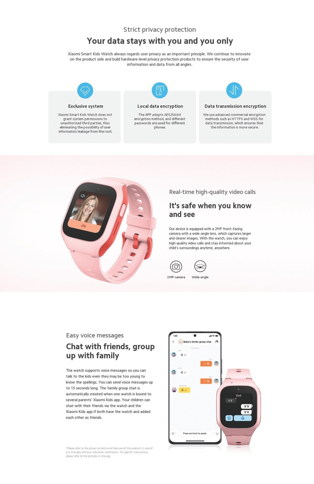 Xiaomi Smart Kids Watch Smartwatch | GPS precise positioning | 2ATM ...