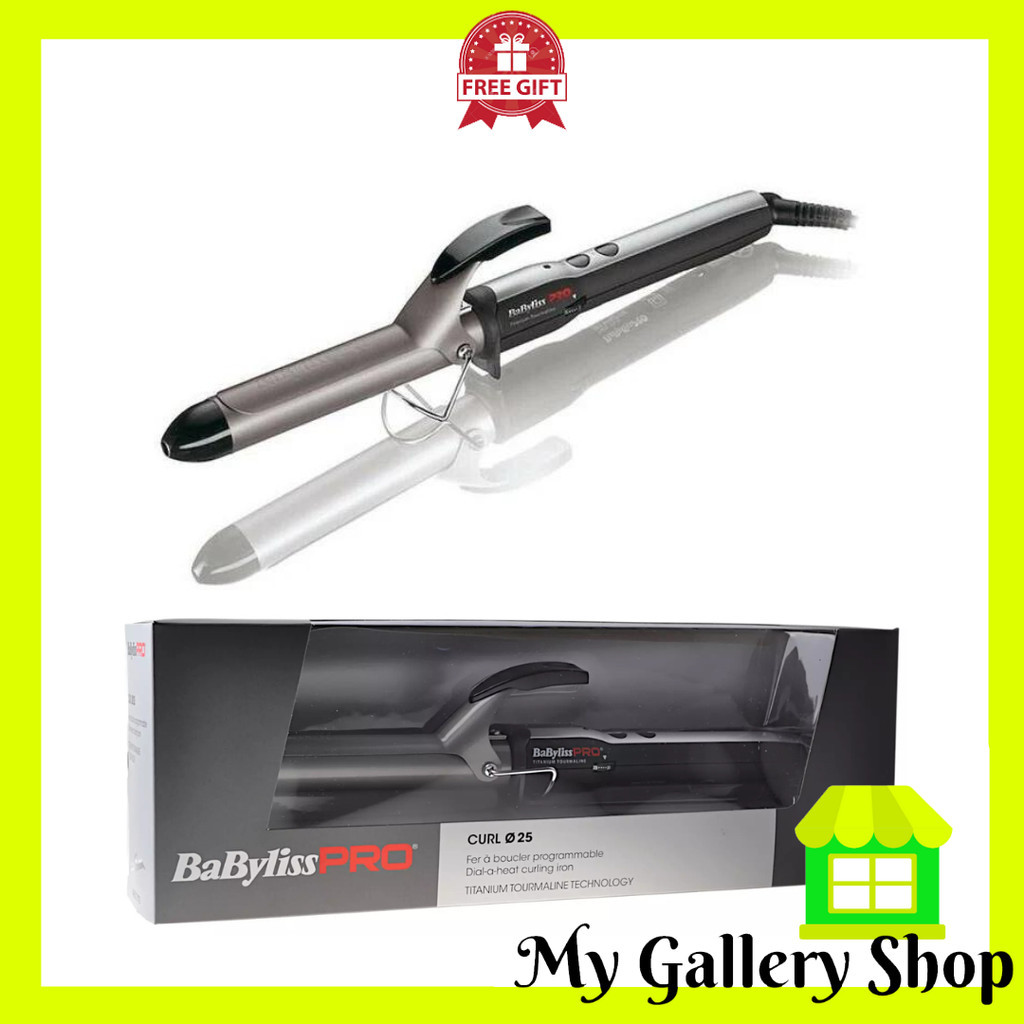 Babyliss Pro Curl Titanium Tourmaline Curling Tong Iron 25mm / 32mm | Shopee Malaysia